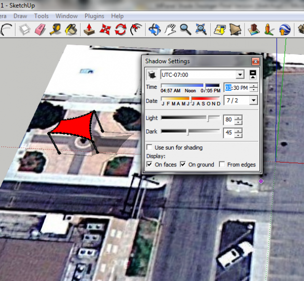 Shadow analysis with MPanel Shade Designer and Trimble Sketchup ...